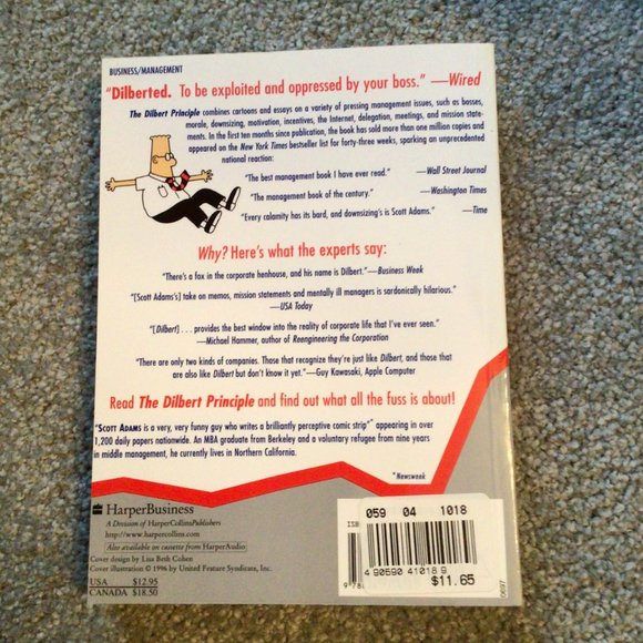 Harper Business | Accents | The Dilbert Principle By Scott Adams A ...